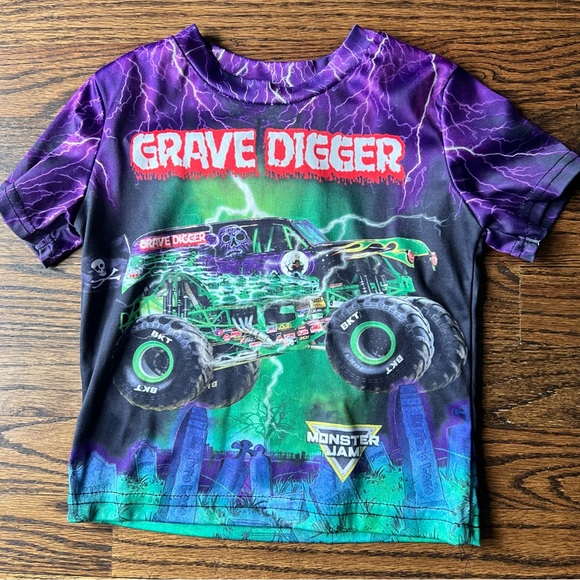 monster jam | Shirts & Tops | 63 Monster Jam Grave Digger Monster Truck ...
